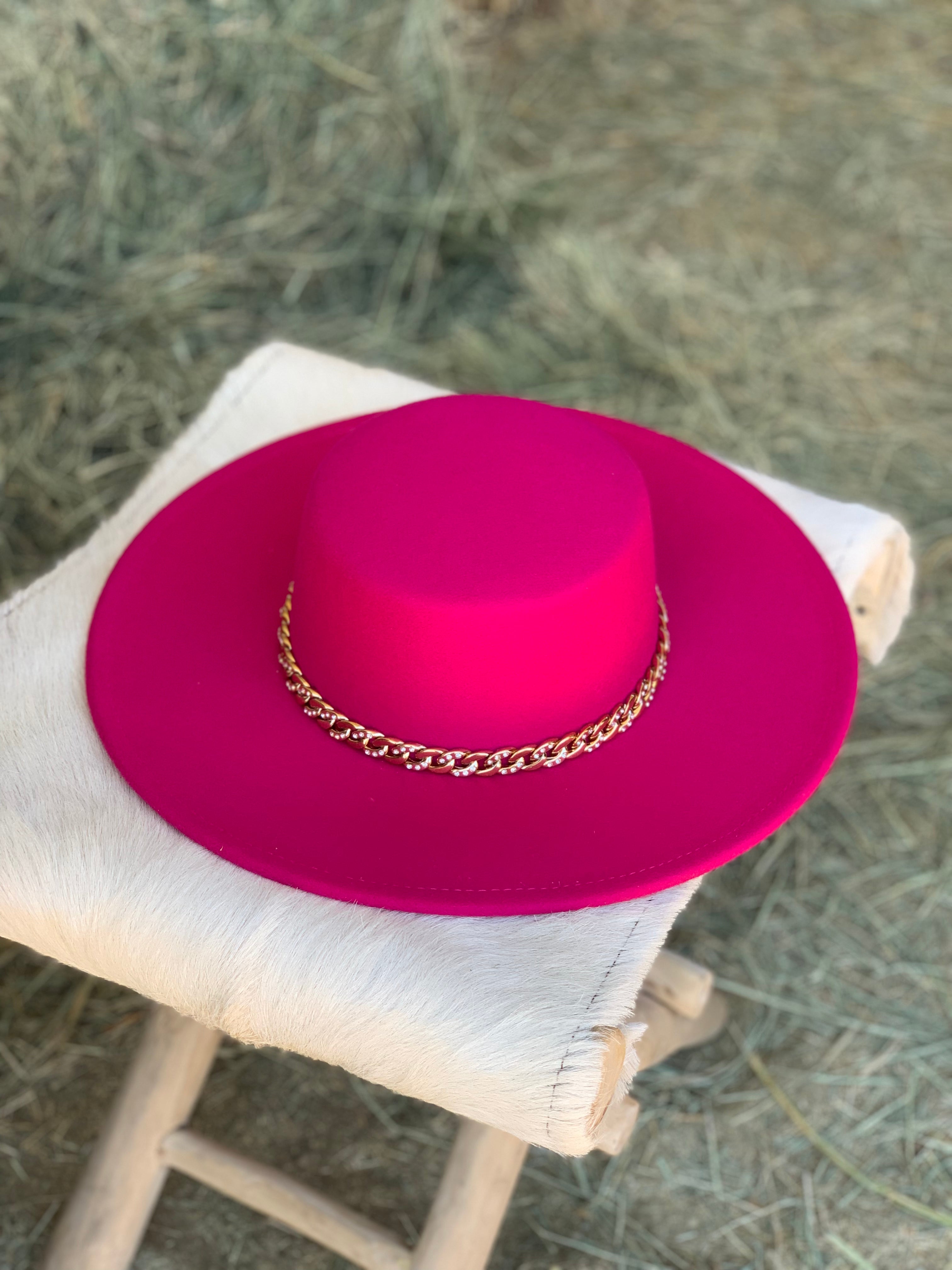 Plaza De Toros Hat (Pink) – Valeria'S Boutique